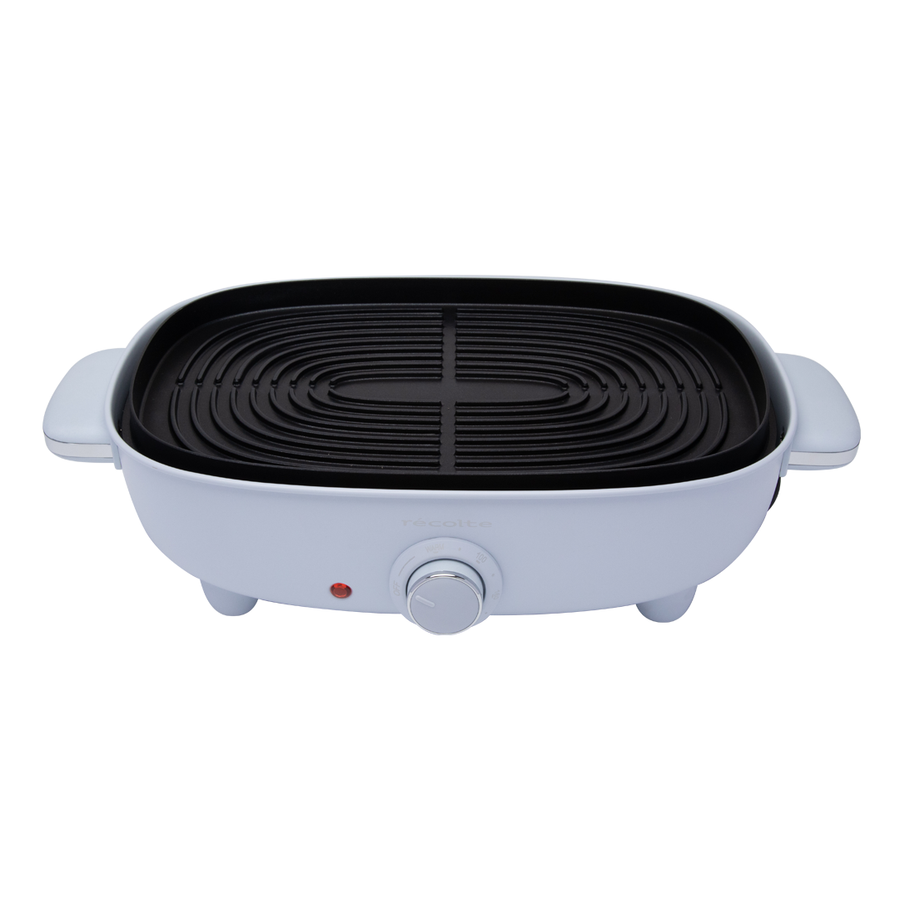 récolte Home BBQ 2Ways Grill 日式雙面電烤爐 + 火鍋盤 RBQ-HK21(CB)+HP